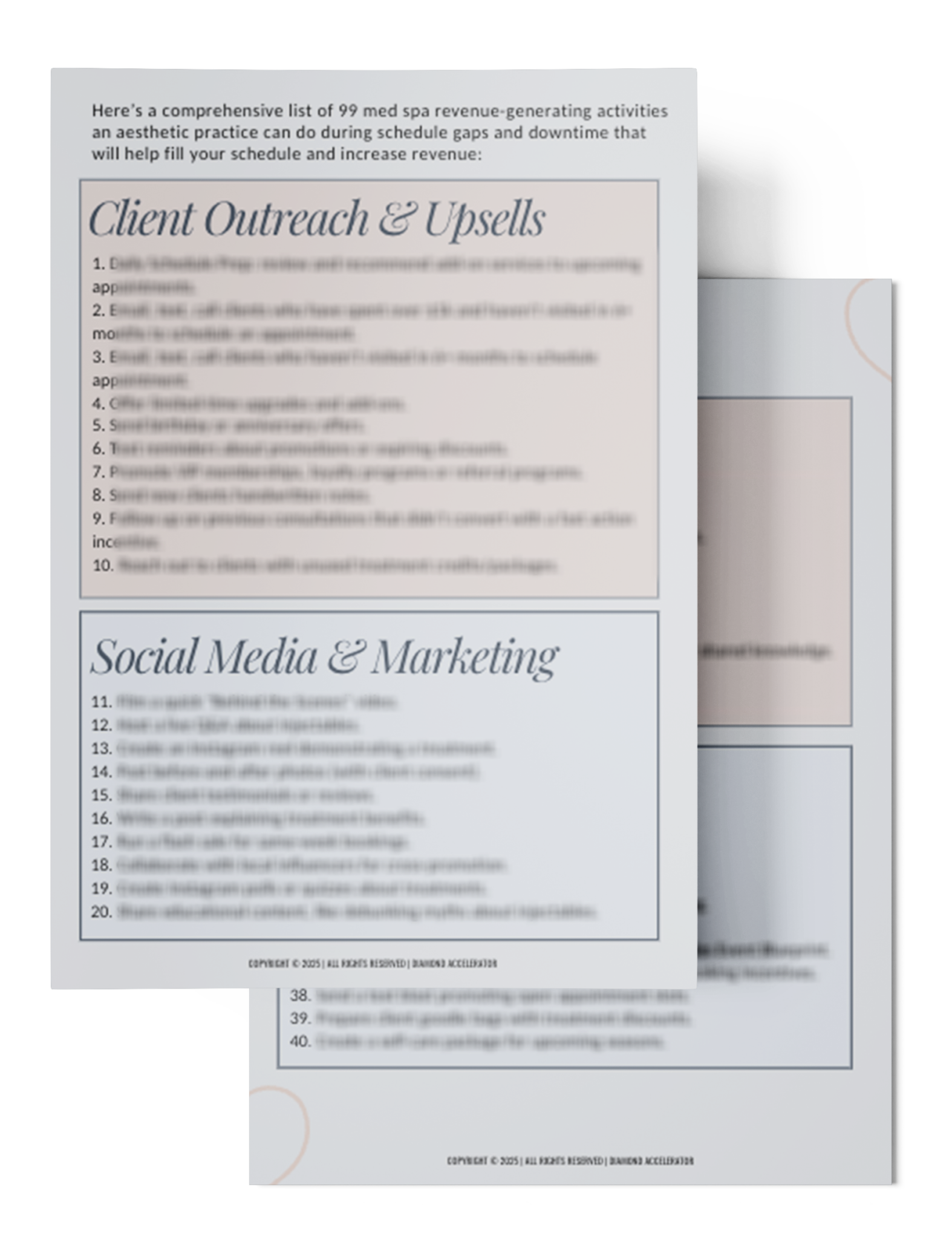 Med Spa Marketing & Consulting FAQs | Diamond Accelerator